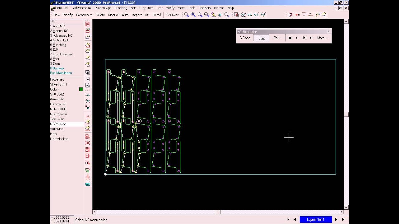 Learning Sigmanest--Advancednc prepierce - YouTube