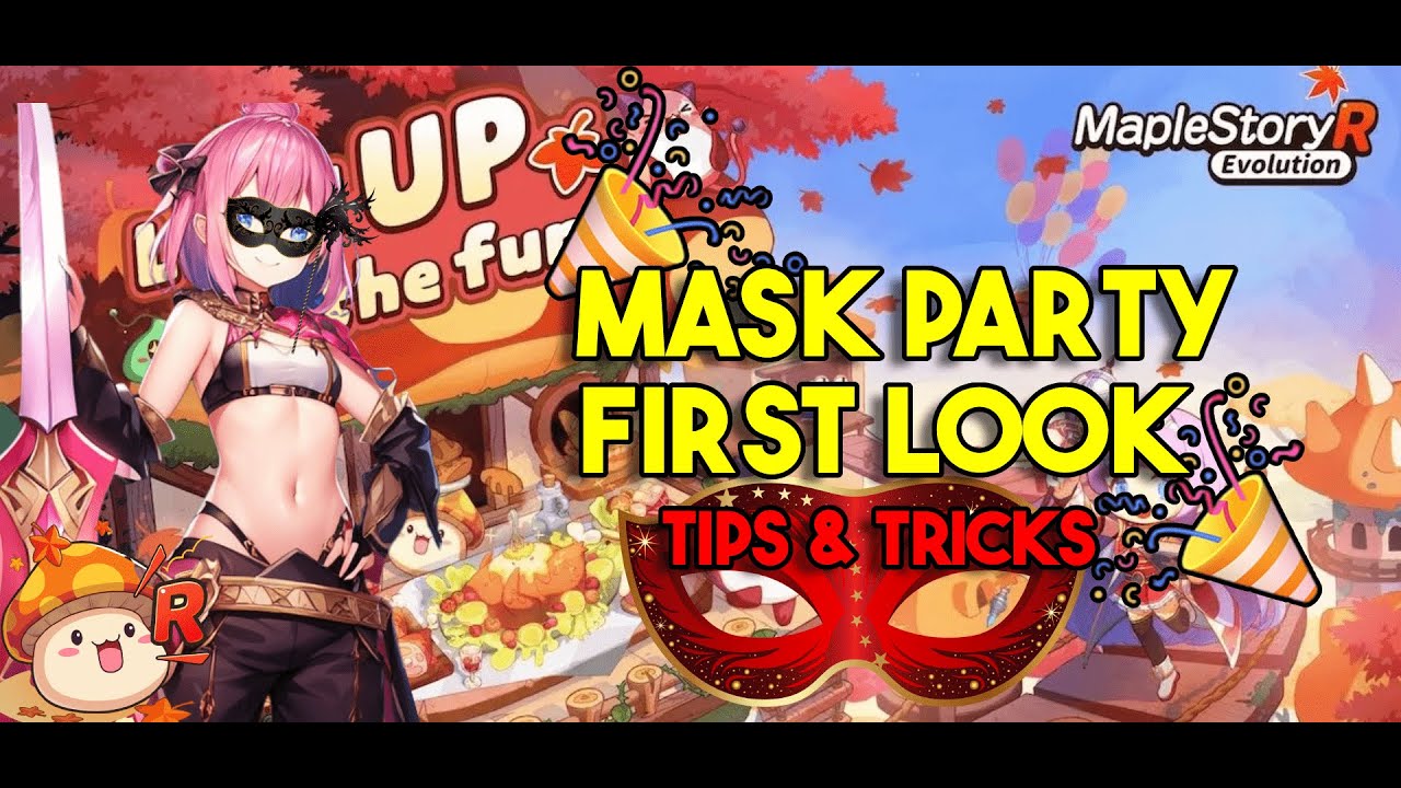 MapleStory R: Evolution - Mask Party First Look! - YouTube