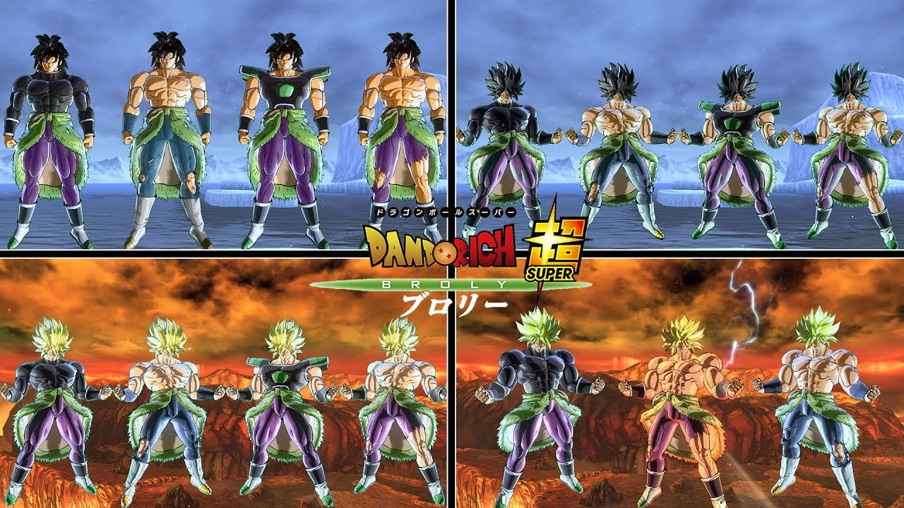 LIVE BROLY DBS (Base-Fury-SSJ-Full Power) - Dragon Ball Xenoverse 2 ...