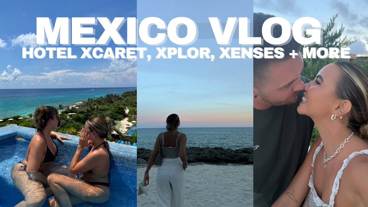 MEXICO VLOG PT 1 | staying at hotel xcaret, xplor, xenses + xcaret park (plus my honest thoughts ...