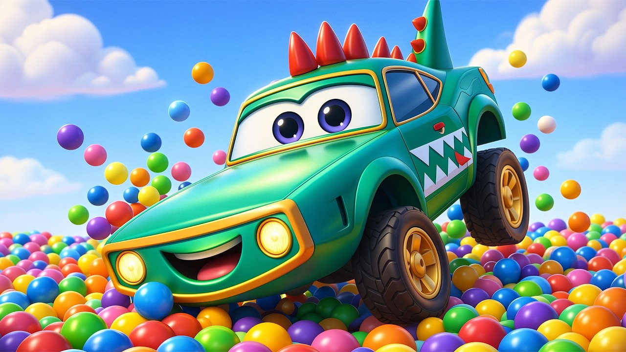 Wait Your Turn! 🐊 Super Truck vs. Greedy Crocodile! | Vehicles Cartoon ...
