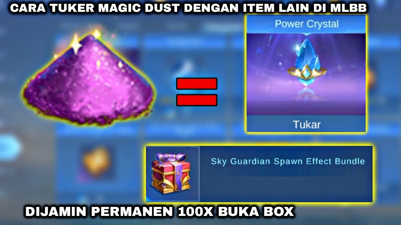 Cara Tuker Magic Dust Dengan Item Lain Di Mobile Legend - YouTube