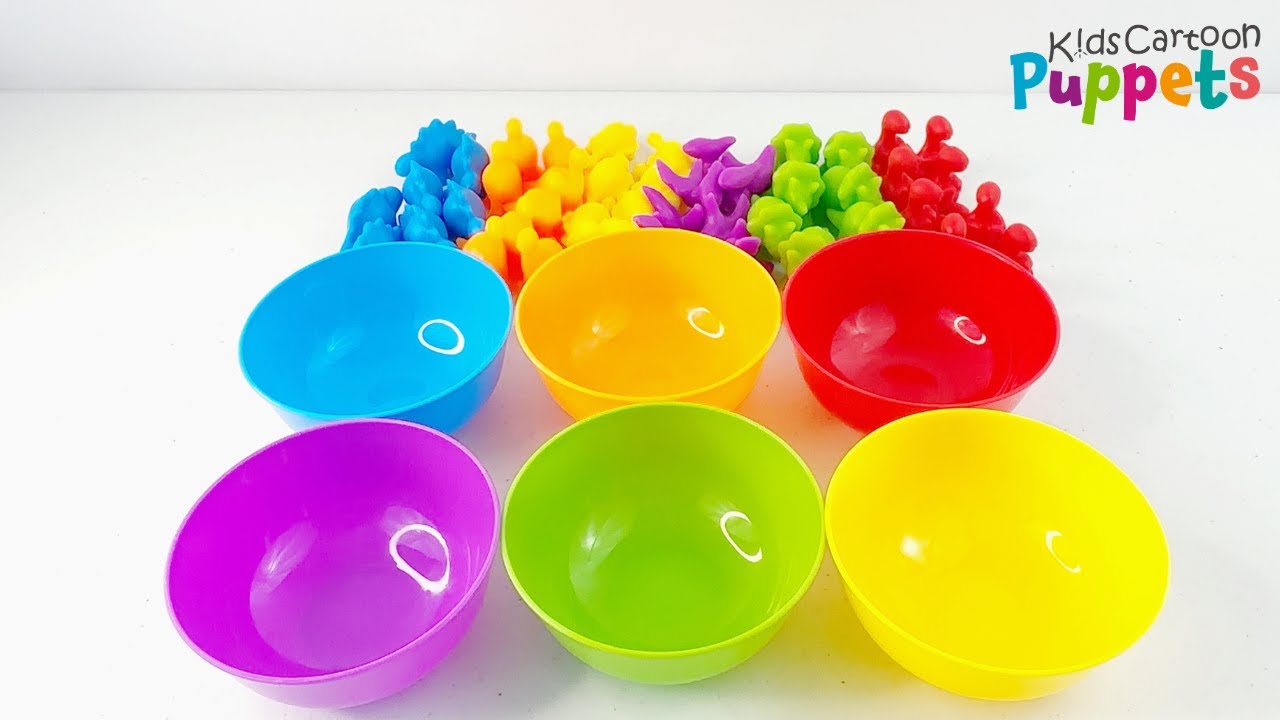 Best Learning Video to Teach Toddlers Colors and Counting with Sorting ...