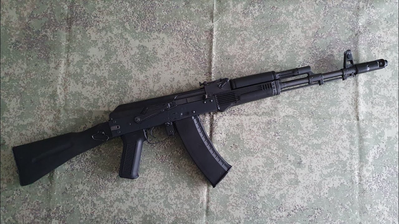 AK 74M E&L custom Real steel stock; Części od palnego AK - YouTube