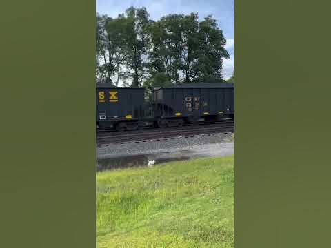 CSX Loaded Coal Train - YouTube