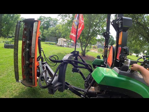 A closer look at the offset flail. THE ULTIMATE PASTURE MACHINE ...