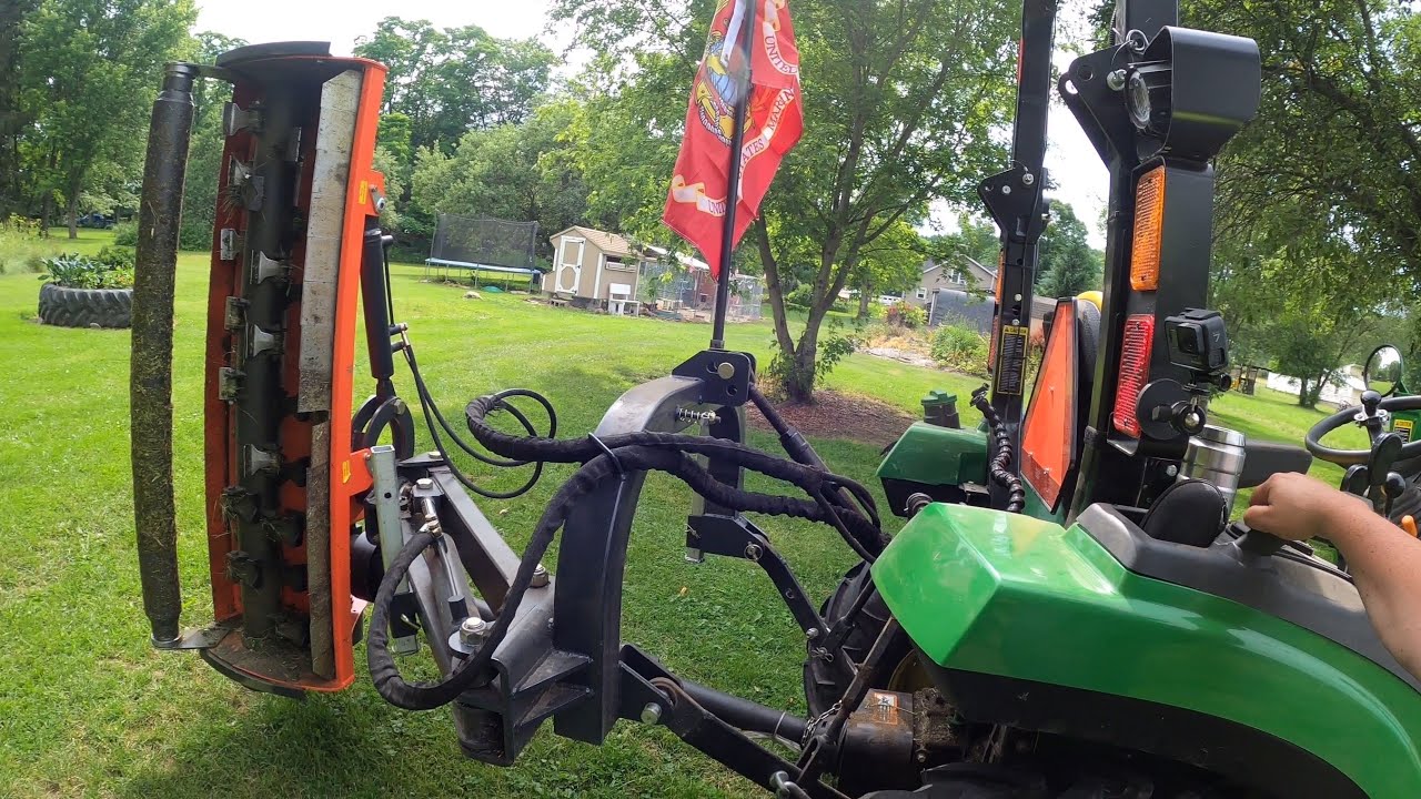 A closer look at the offset flail. THE ULTIMATE PASTURE MACHINE ...
