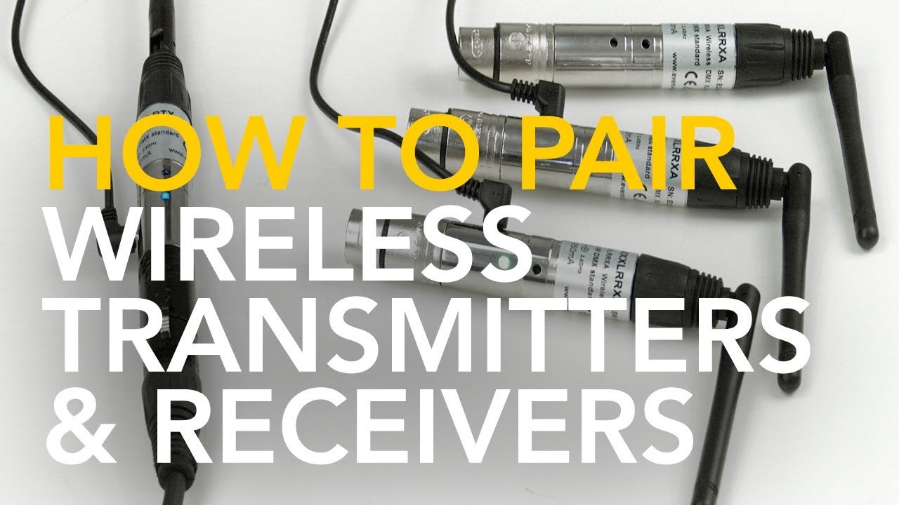 How to Pair Event Lighting Wireless Transmitter and Receiver - Tutorial ...