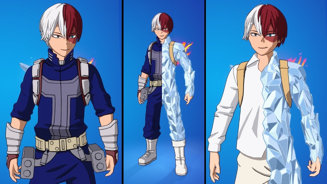 Shoto Todoroki Gameplay Fortnite X My Hero Academia - YouTube