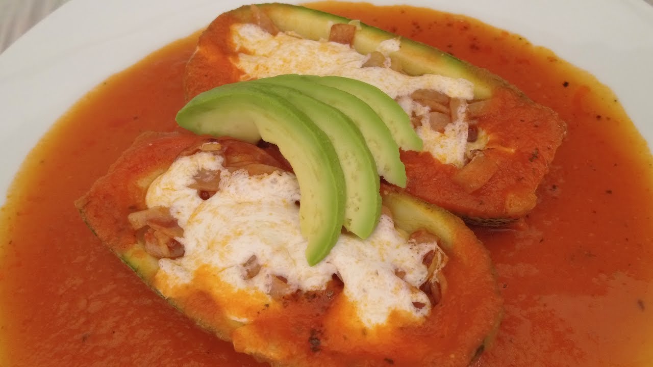 CALABACITASRELLENAS DE JAMON Y QUESO - YouTube