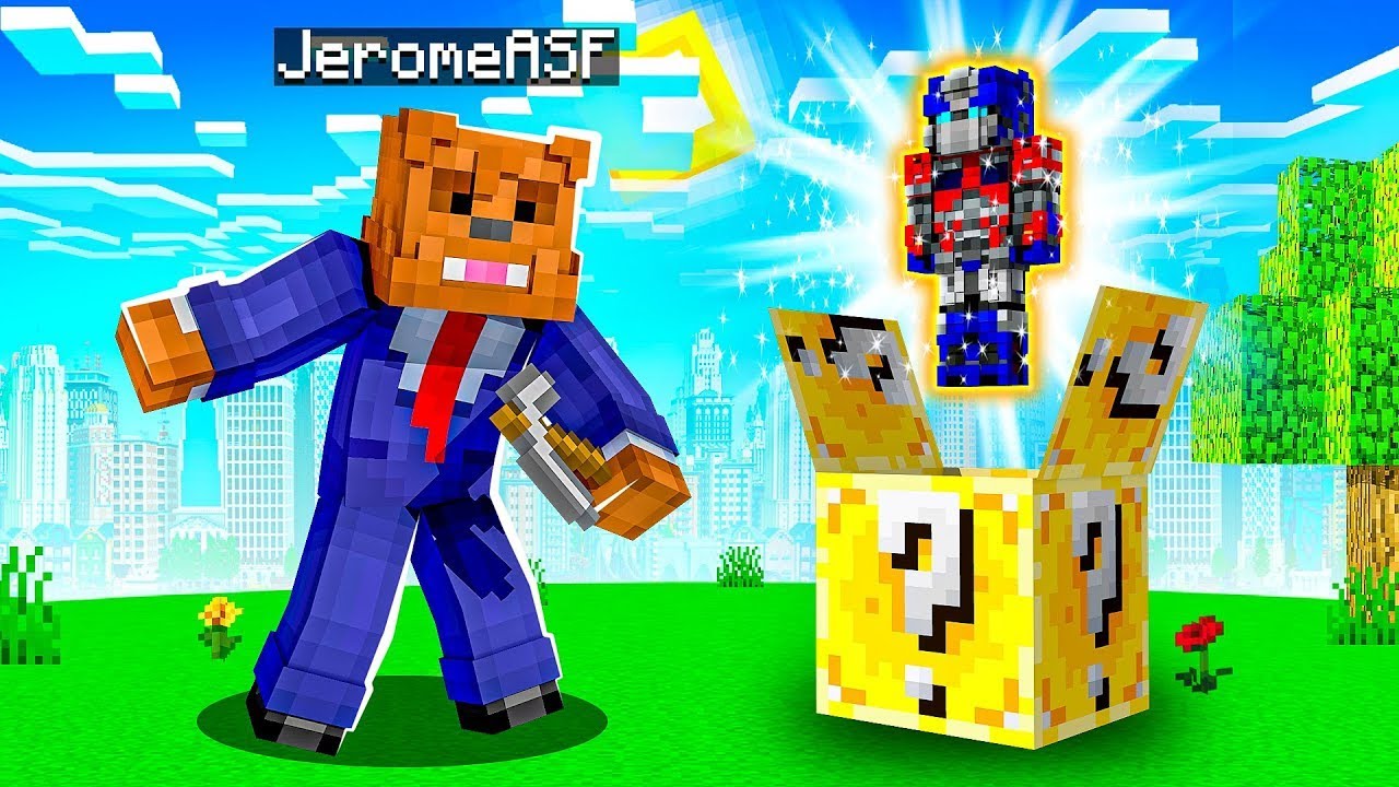 I Added CHAOTIC Transformers Lucky Blocks Into Minecraft - YouTube