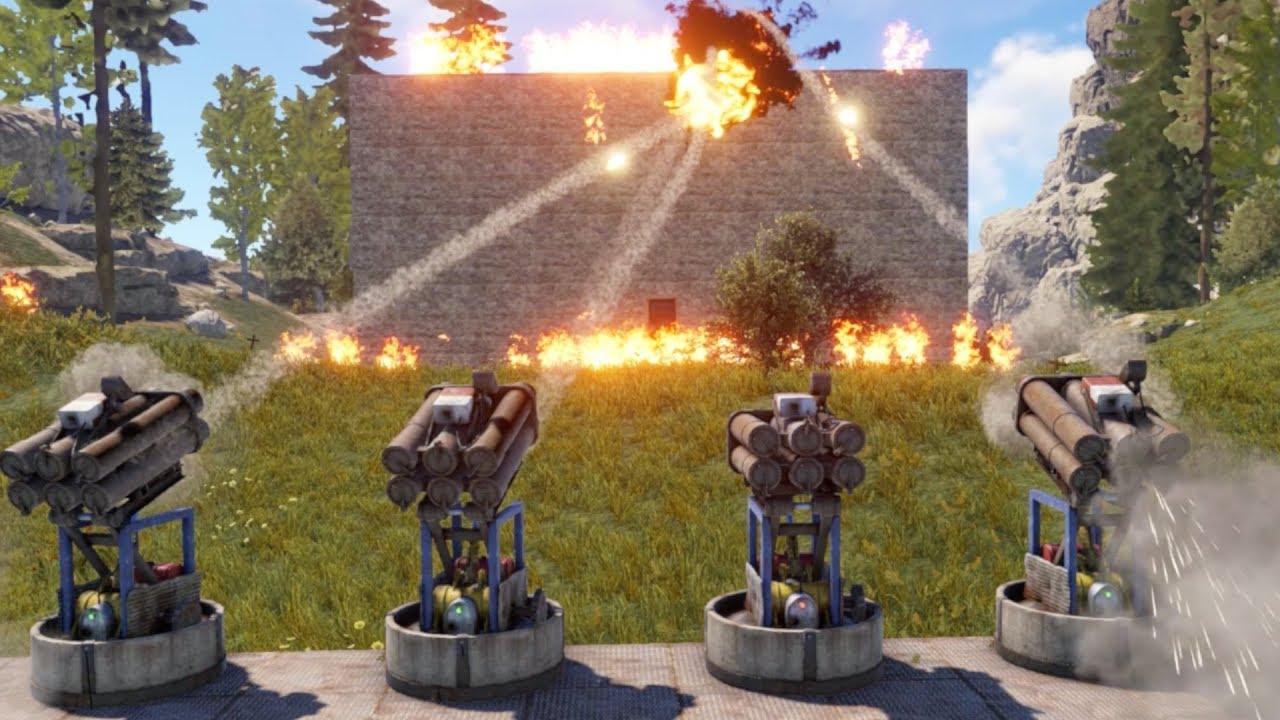 i tried SOLO RAIDING using ONLY SAM SITE MISSILES! - YouTube