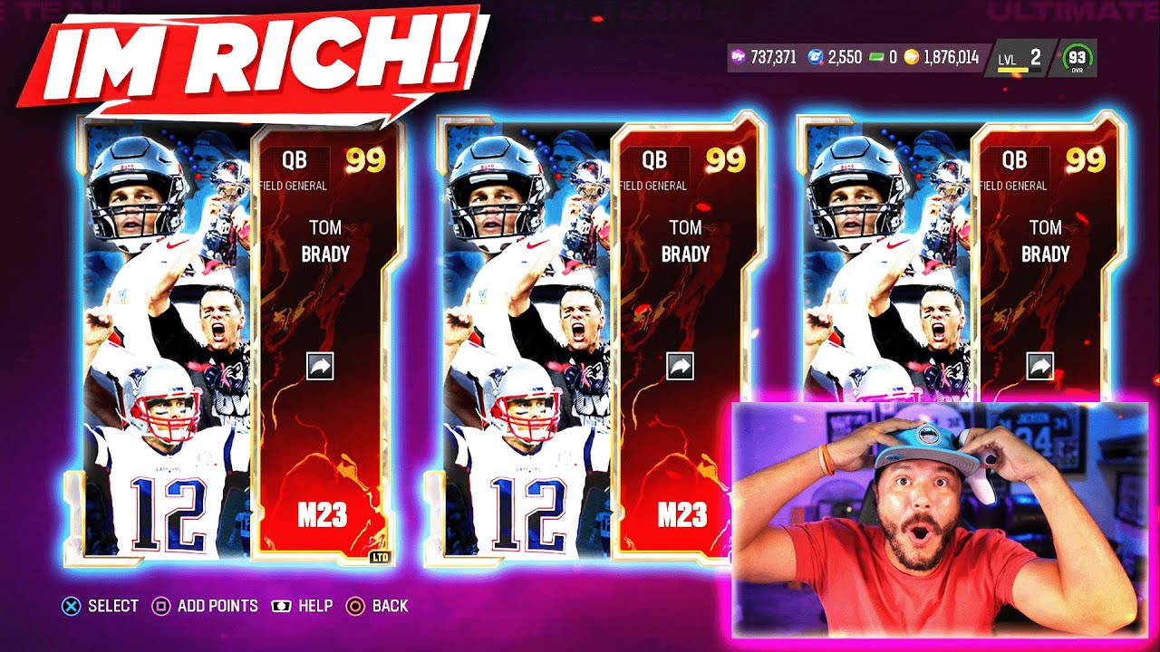 I Pulled TWO 99 OVERALL TOM BRADY'S! The BEST Pack Opening EVER - YouTube