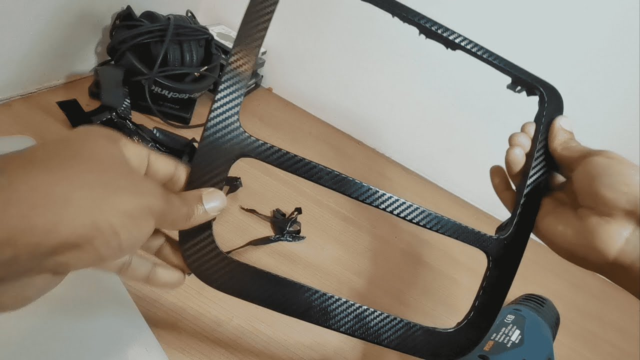 How to Wrap Car Stereo Trim | Scirocco MK3 and Universal Tutorial - YouTube