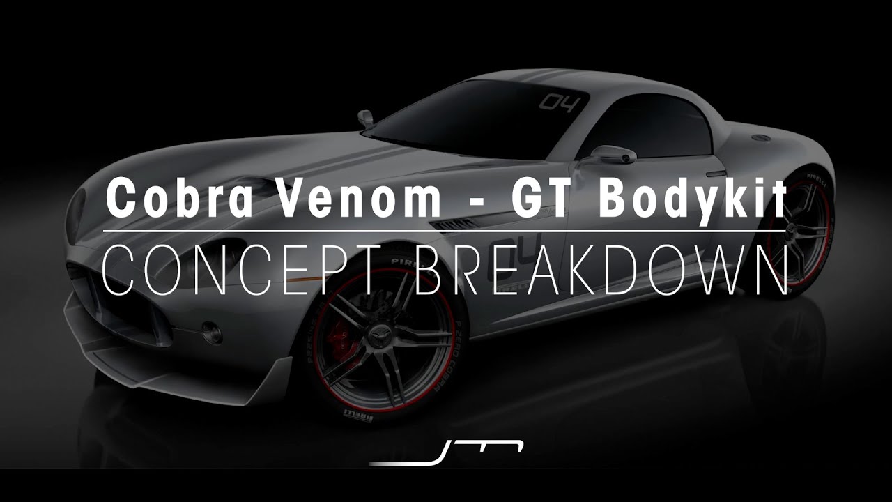COBRA VENOM - concept car - ARTWORK BREAKDOWN/PROCESS (time lapse ...