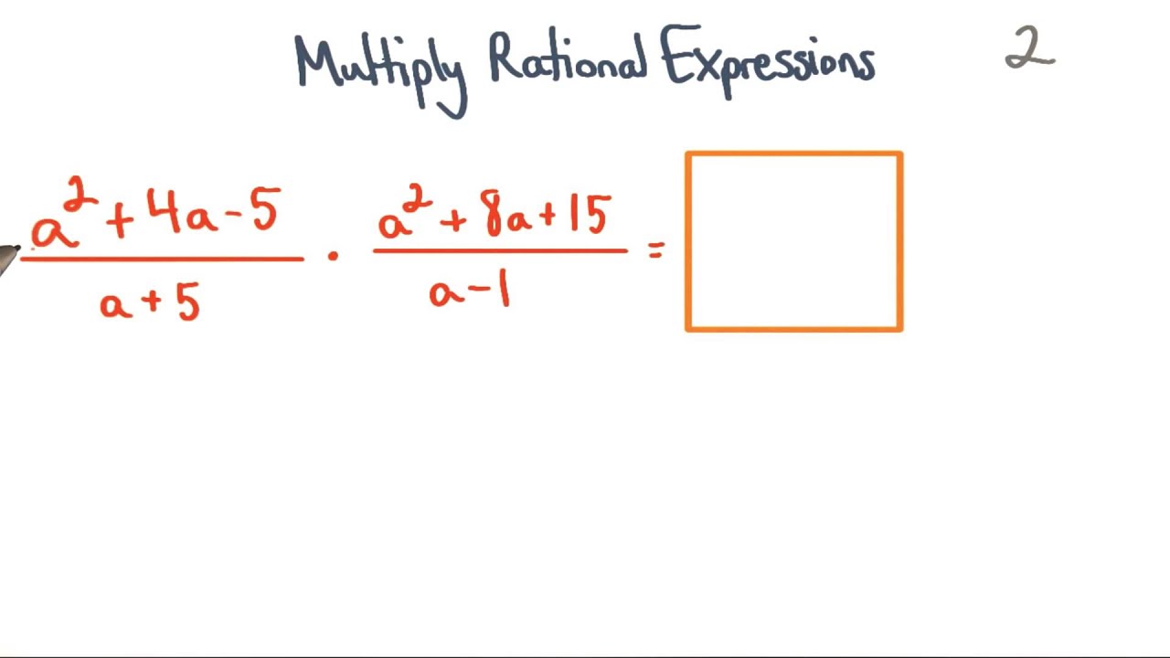 Multiply Rational Expressions 2 - Visualizing Algebra - YouTube