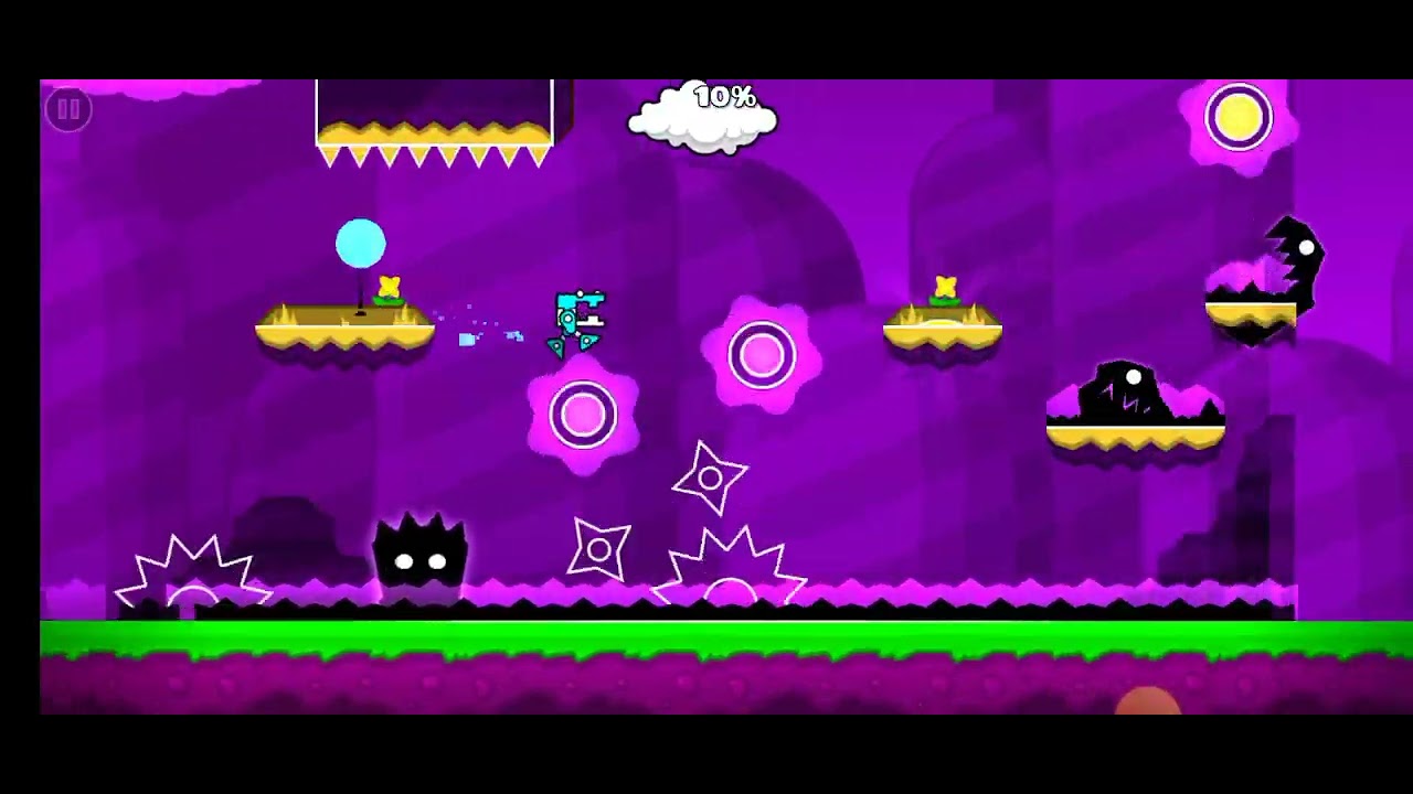progress on geometrical dominator GD #geometrydash - YouTube