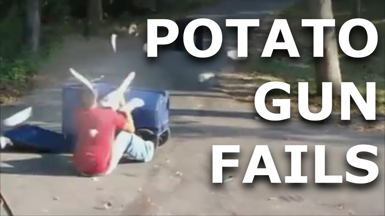 Potato Gun Fails! - YouTube