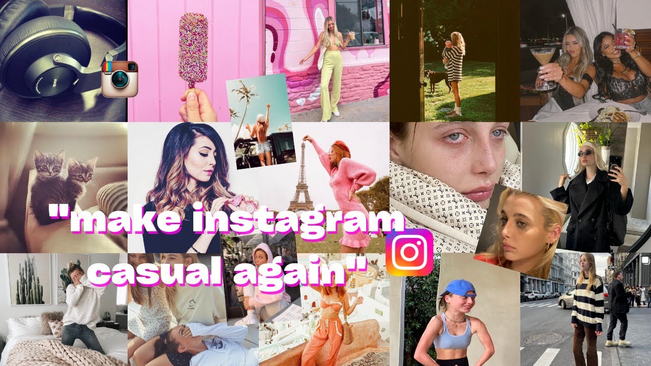Instagram feed evolution: from oversaturated to ‘casual’ - YouTube