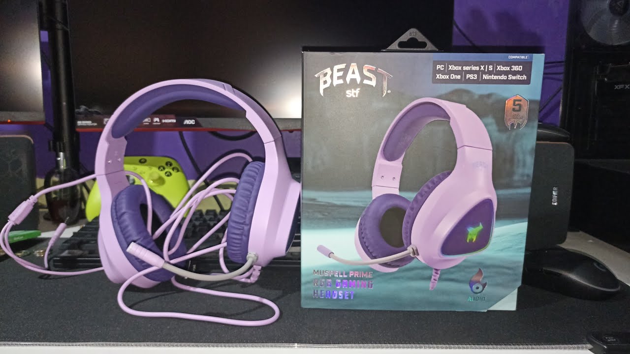 Audífonos STF Beast Muspell Prime (RGB) - YouTube