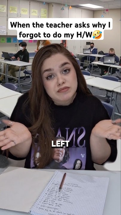 When you forgot to do your HW🤣 #comedy #funny #relatable #pov #shorts ...