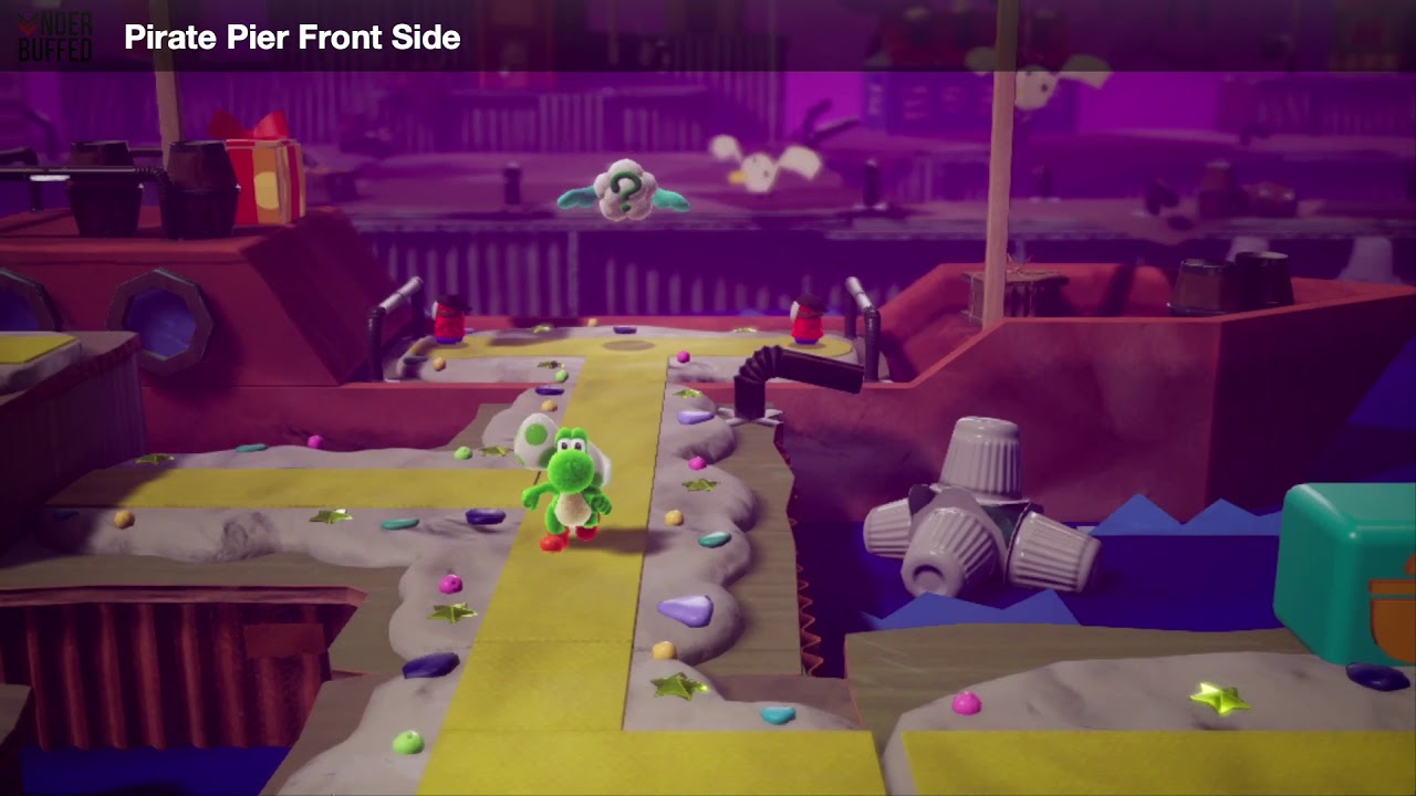 [Yoshi's Crafted World] Pirate Pier - Hide and Seek (Sprout Location ...
