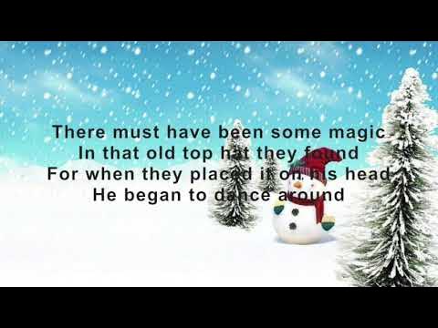 Frosty the Snowman - Instrumental w/ lyrics - YouTube