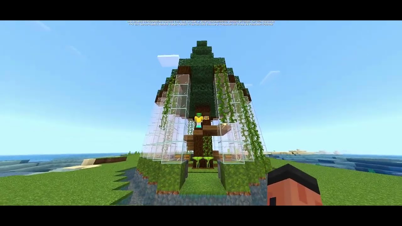 Minecraft Tree House 🌴 #minecraft #minecraftpe #minecrafthouse #mcpe # ...