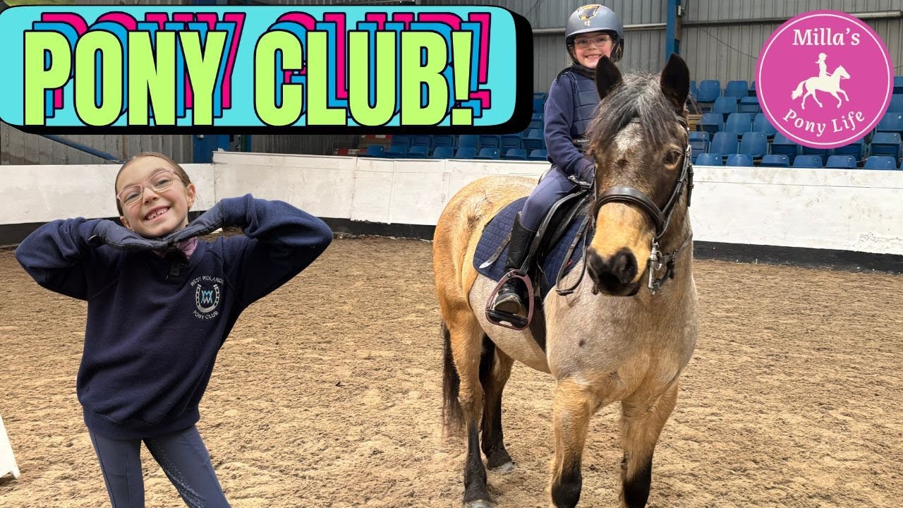 OUR FIRST EVER PONY CLUB LESSON - YouTube