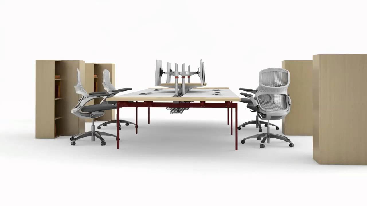 Knoll Workstations, Workspaces, Telemarketing stations - YouTube