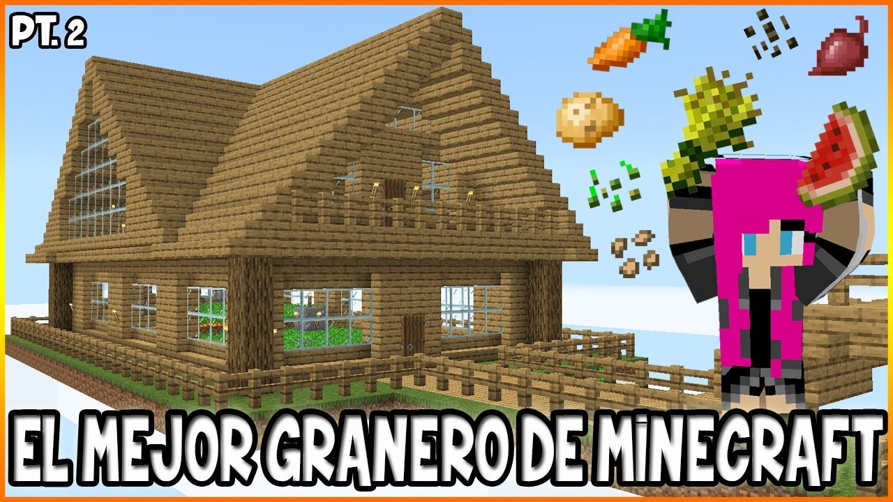 Tutorial El Mejor Granero Automático Del Mundo De Minecraft PT2 - YouTube