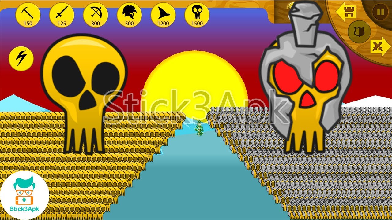 EPIC CHAOS SPELLS X9999 ICONS GRIFFON VS STONE STICK FIGURE | Stick War ...