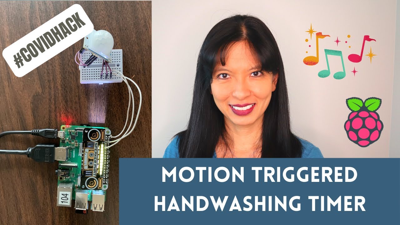 Raspberry Pi Project | How to Make a Motion Triggered 20-second Hand-washing Timer - YouTube