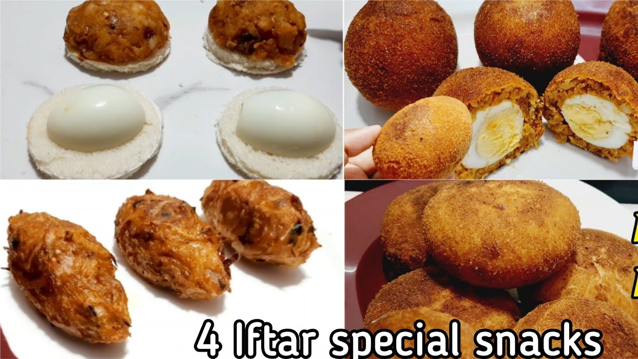 4 Quick & Easy Iftar Snacks Recipe in just 10 to 15 Minutes - YouTube