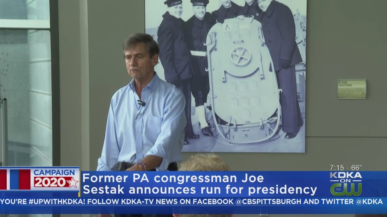 Former Pa. Congressman Announces Presidential Run - YouTube