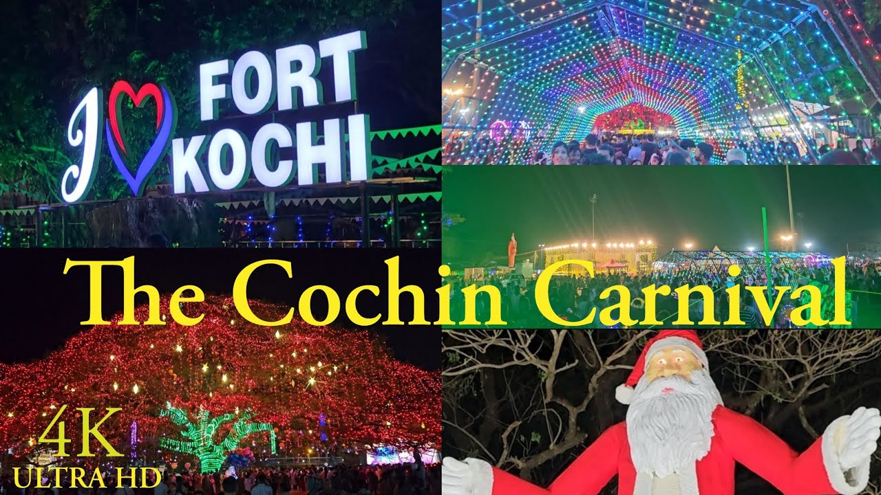 Cochin Carnival 2023-24 🎅 🎄| Biggest New Year Festival in Kochi | 4K ...