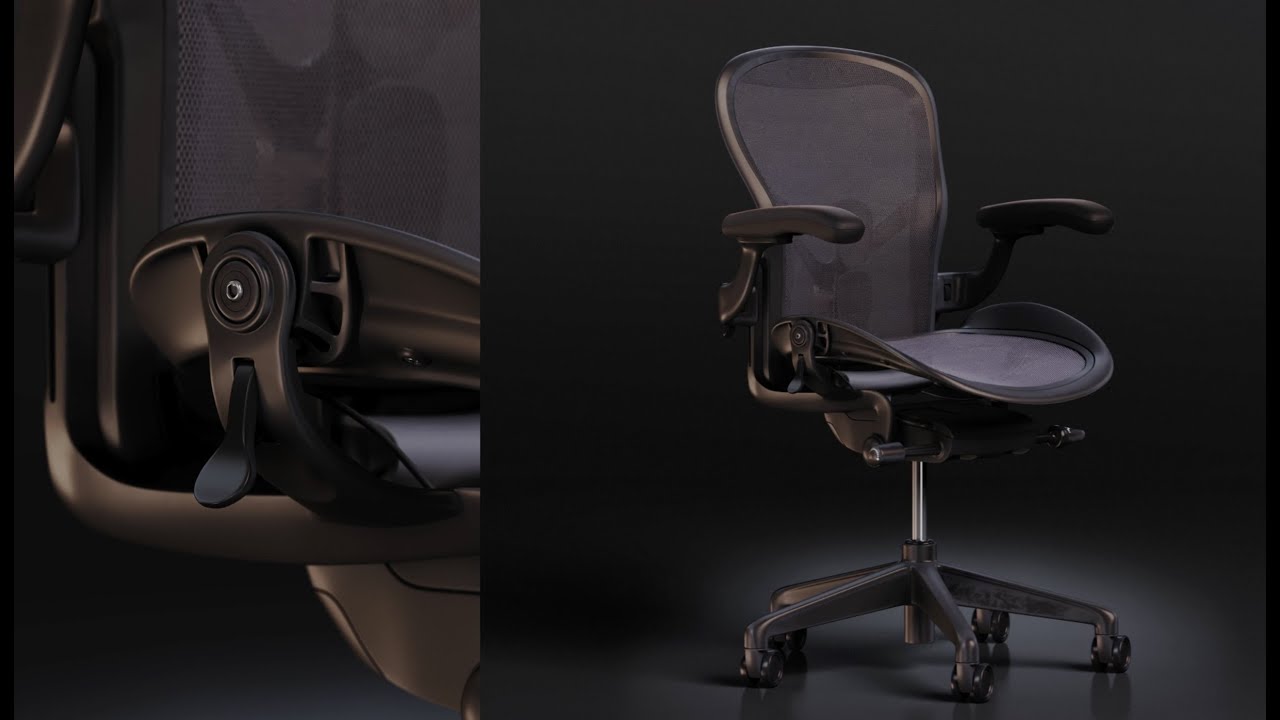 Office Chair Design 3D Animation - YouTube