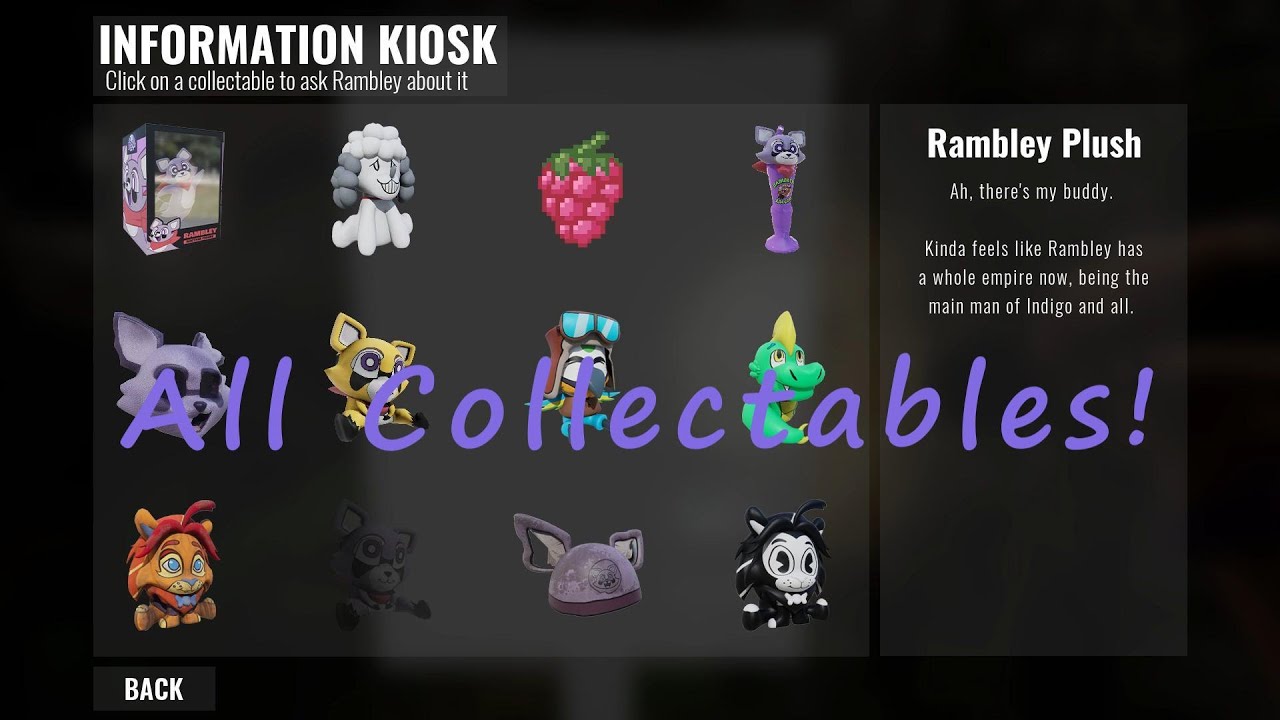 All collectable locations and Rambly reactions from Indigo park chapter ...