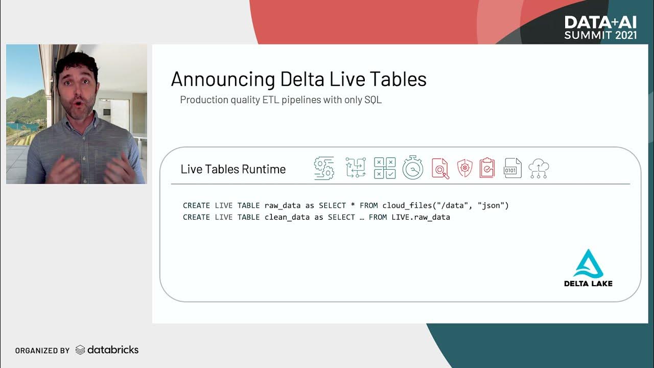 Announcing Delta Live Tables with Demo | Michael Armbrust | Keynote ...