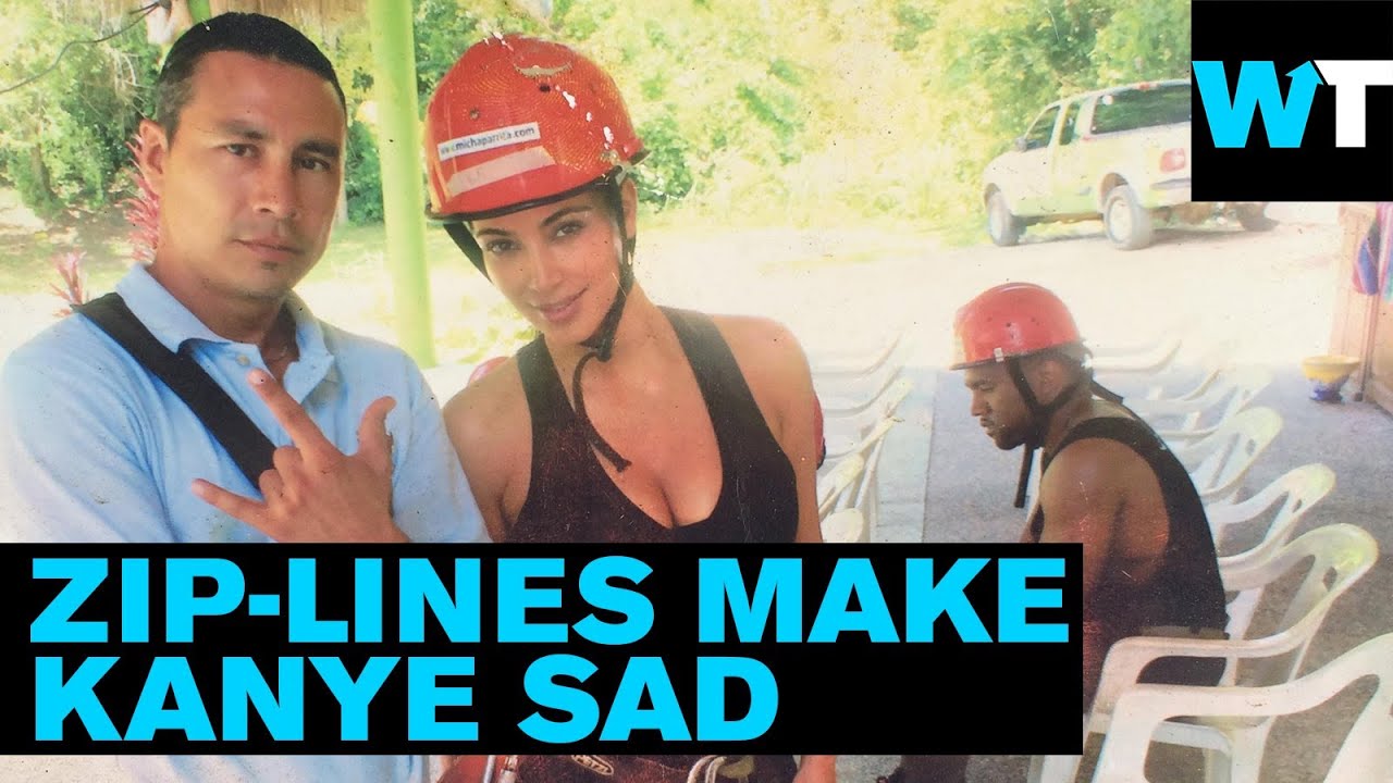 Sad Kanye Zip Lining Meme | What's Trending Now - YouTube