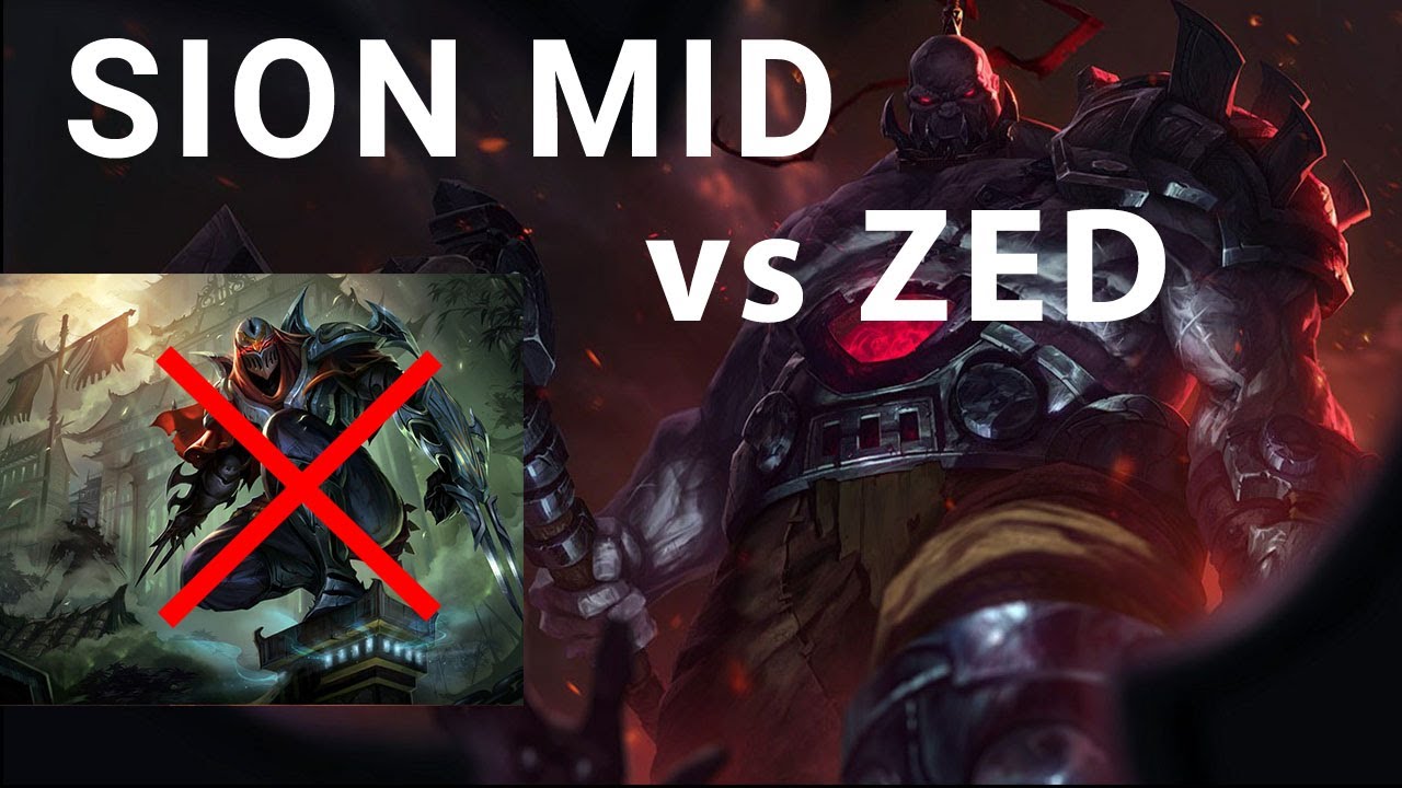 Sion vs Zed ( MID ) - YouTube