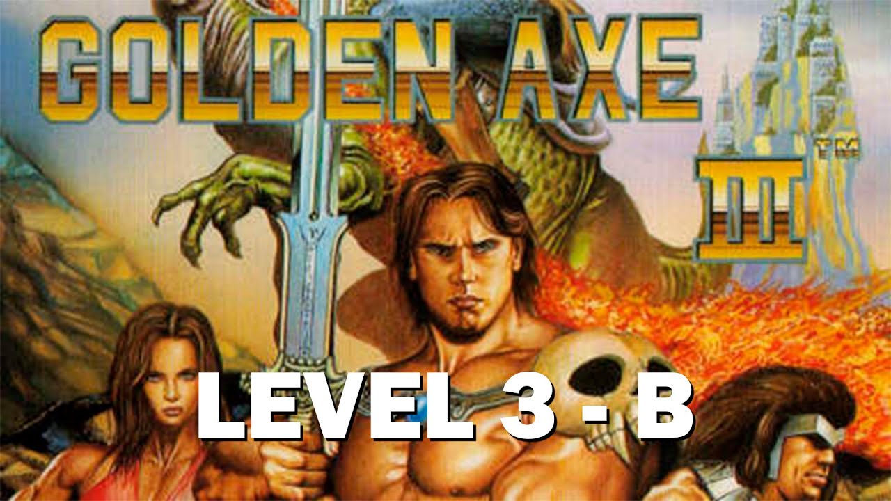 [Sega Genesis] - Golden Axe 3 - Level 3 b - Cave of Crystal (Kain ...