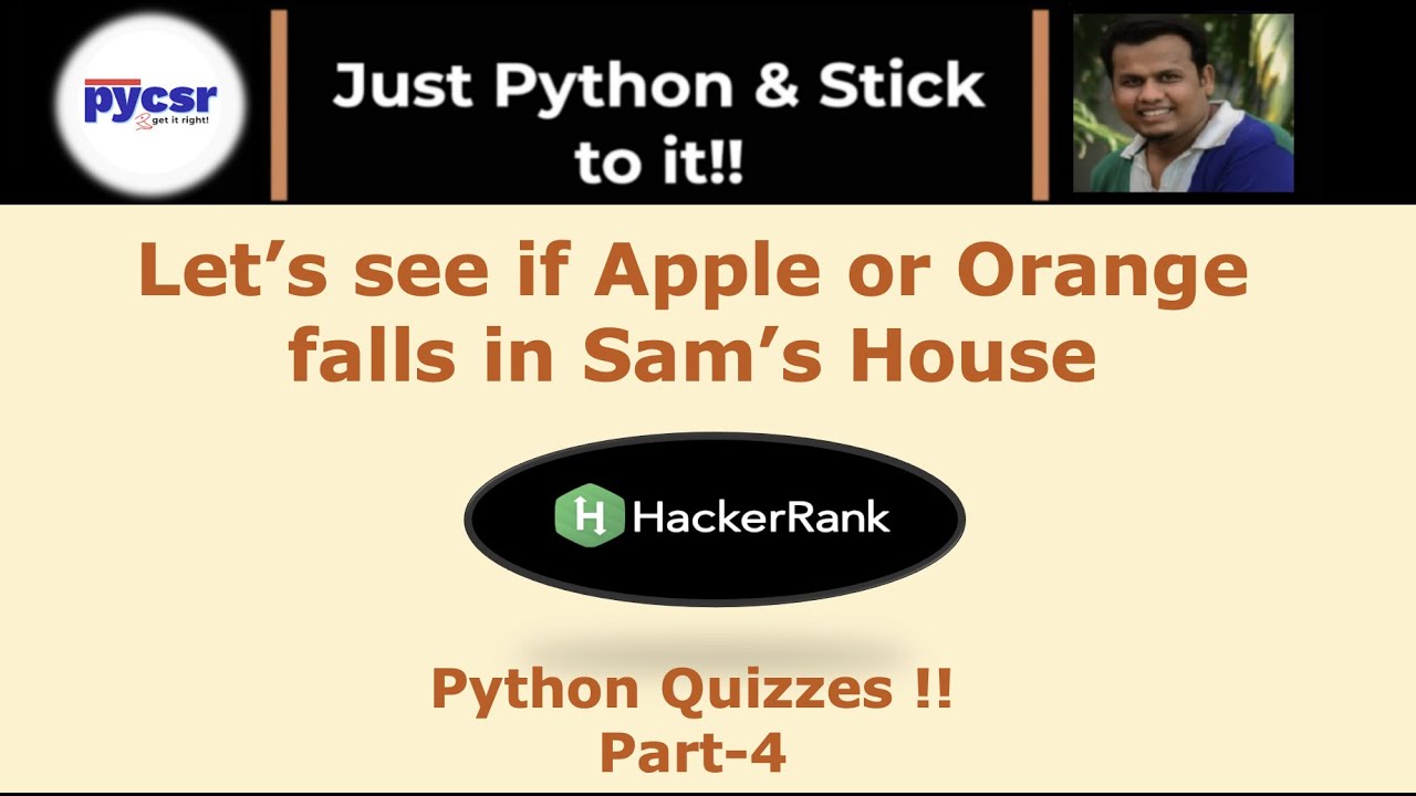 Hacker Rank Python Quiz Part 4 Pycsr Learn Python Online With 8259