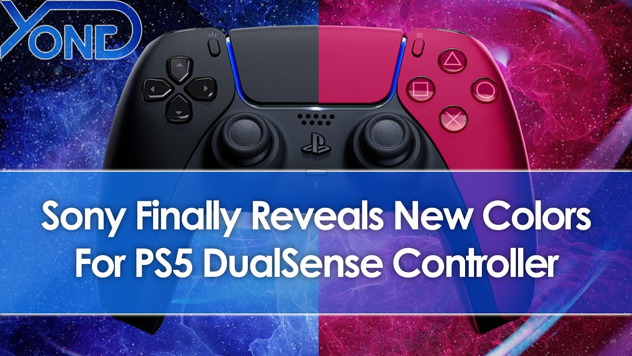 Sony Finally Reveals New Black & Red Colors For PS5 DualSense ...
