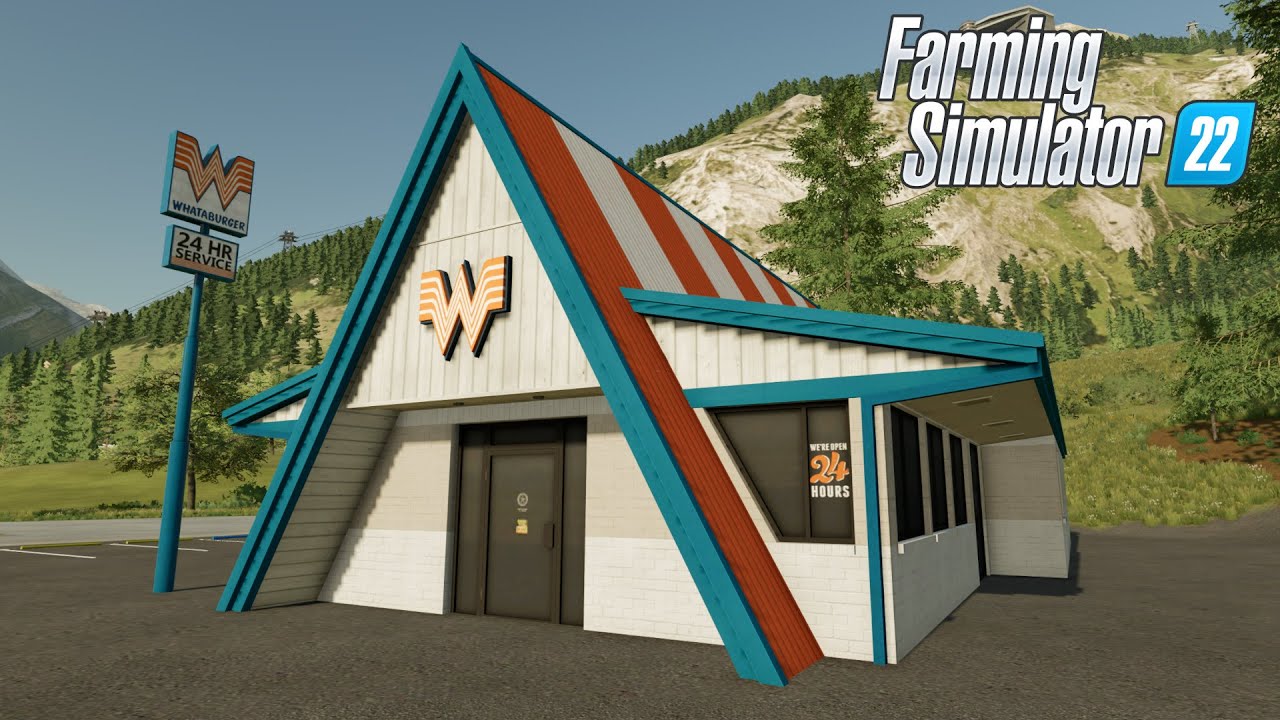 FS22 - Whataburger Restaurant in Erlengrat - Farming Simulator 2022 ...