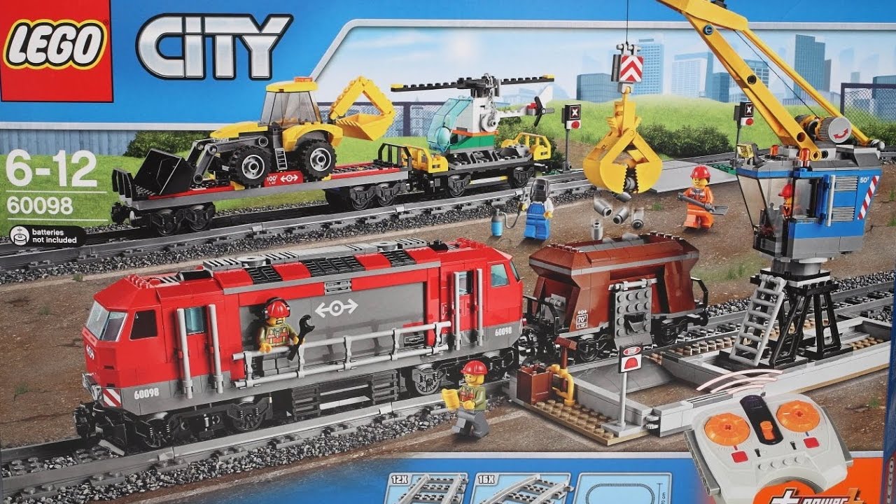 Lego Schwerlastzug Heavy-Haul Train 60098 [4K] [UHD] Deutsch [Review ...