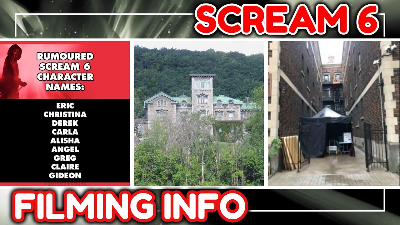 Scream 6 Filming Locations + Character Bios - 3rd Act Mansion + More ...