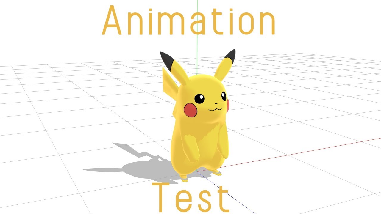 [ MMD x Pokemon] Pikachu animation test - YouTube