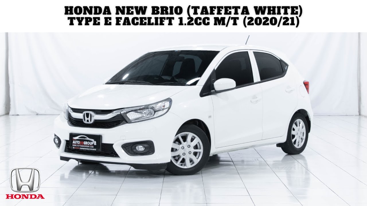 HONDA NEW BRIO (TAFFETA WHITE) TYPE E FACELIFT 1.2CC M/T (2020/21 ...