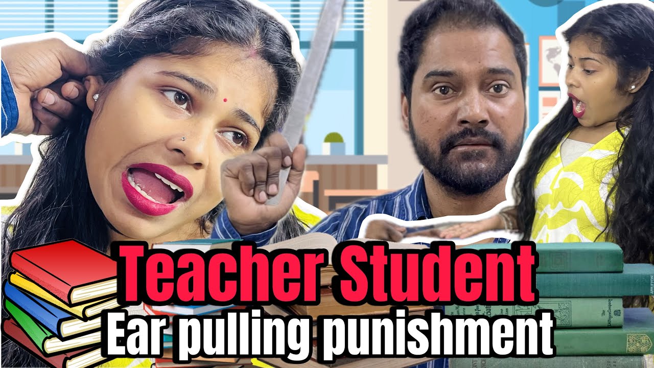 Teacher Student Ear Pulling Punishment | Hand canning and Slapping ...